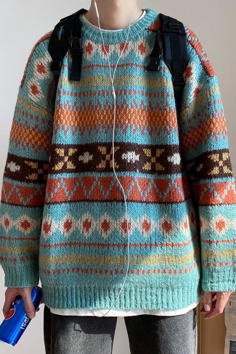 Loose Vintage Thick Knitted Sweater – Nada Outfit Land