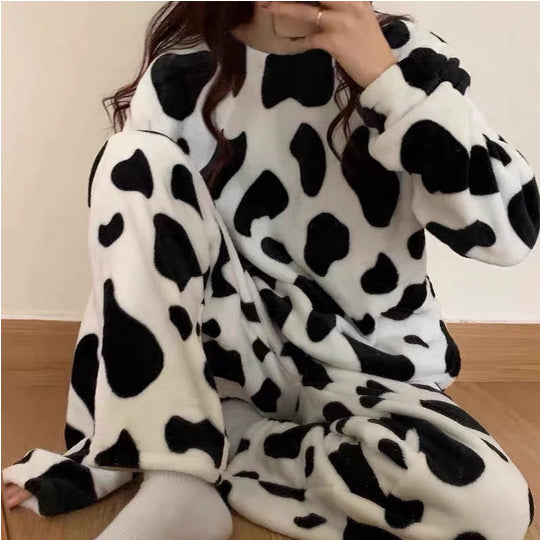 Cow Pattern Sleepwear Pajamas Set – Nada Outfit Land
