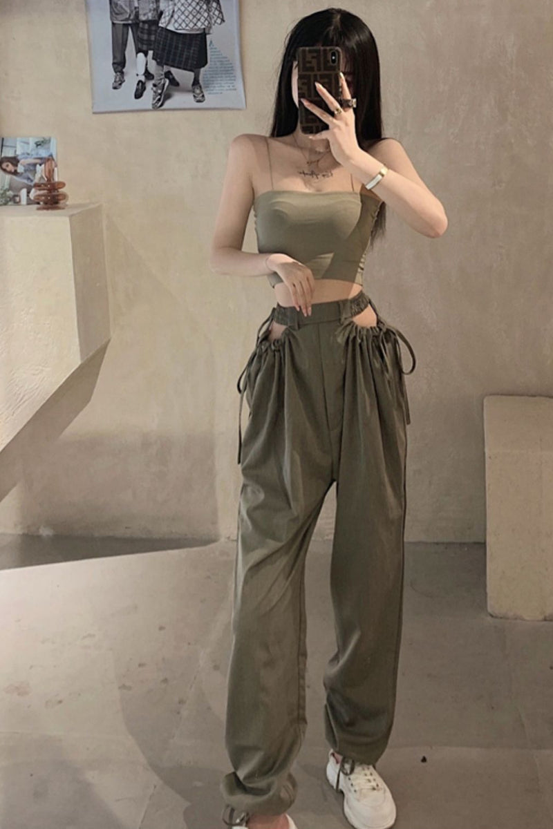 Rope Waist Casual Jogger Sweatpants – Nada Outfit Land